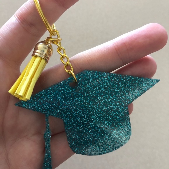 Hand Crafted | Accessories | Handmade Graduation Cap Keychain No Date ...